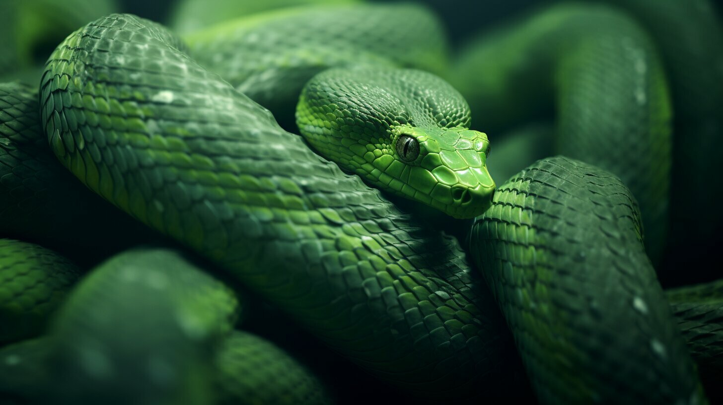 Unveiling the Biblical Meaning of Green Snakes in Dreams